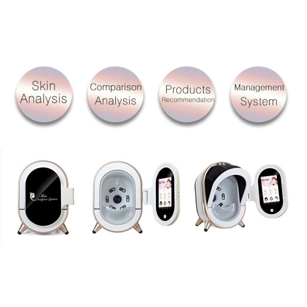 Quality Android System Skin Analysis Machine Salon Big Data Base 3D Testing Facial for sale