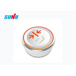 Quality New Design Elevator Push Button With Brailler DC24V DC12V Orange Light for sale