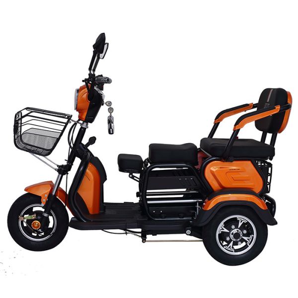 Quality Handle Bar Steering 32Ah Three Wheel E Scooter for sale