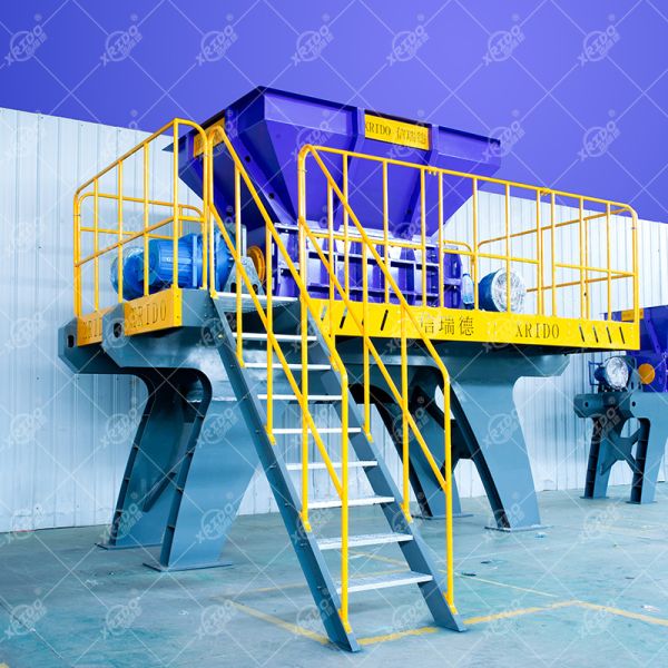 Quality Xrido Automatic Industrial Solid Waste Shredder Machine for Metal Plastic for sale