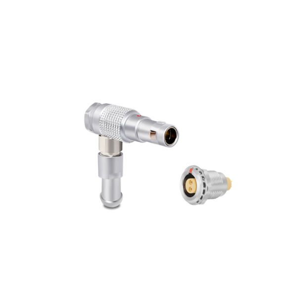 Quality Elbow 90 Degree Circular Push Pull Connectors , Cable Mount Connector Multipole for sale