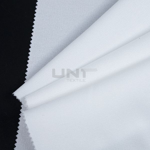 Quality Plain Weave Shirt Interlining Fusible Interlining with 72 gsm and 112cm Width for sale