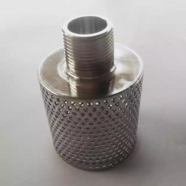 Quality Pipe 1-8 suction and Lay flat round hole steel strainer factory direct sale for sale