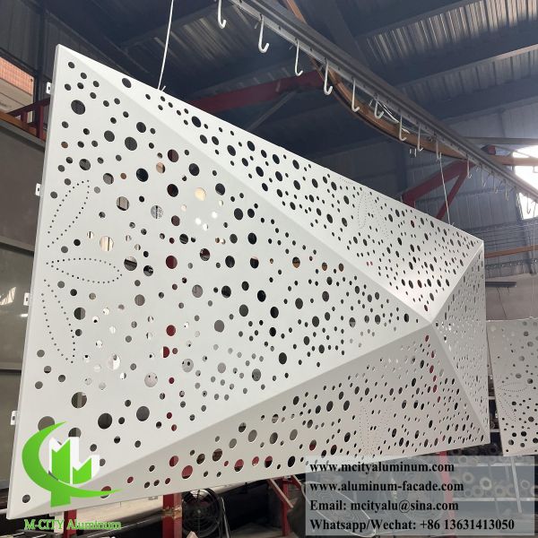 Quality 3D Aluminum Cladding Panel with PVDF Coating and Customizable Patterns in for sale
