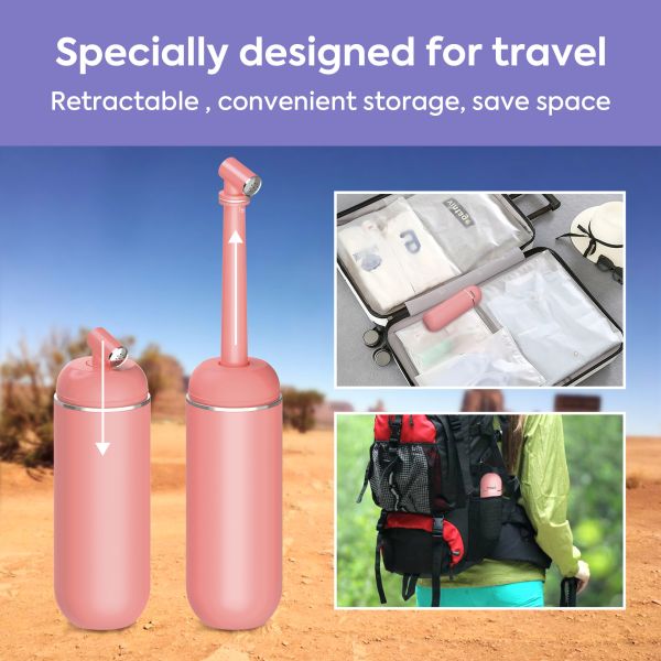 Quality Portable bidet lightweight mini ABS material, 380ml, leak-proof travel sprayer for sale