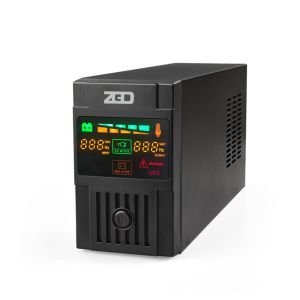 Quality LCD Display 650va 360w Small Uninterruptible Power Supply Mini Ups Power Backup for sale