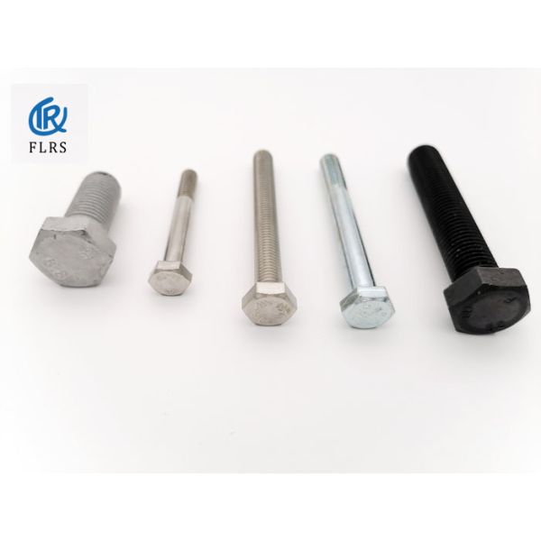 Quality Carbon Steel DIN933 M2 Hex Head Cap Screw HDG Surface for sale