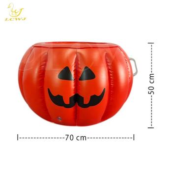 Quality LC Halloween Pumpkin Serving Buffet Bar Cooler Food Container Drink Holder for sale
