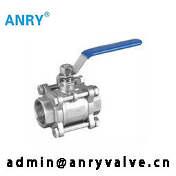 Quality Fire Safety  3 Way Ball Valve Stainless Steel  BSP NPTF Threaded Ball Valve API598 for sale