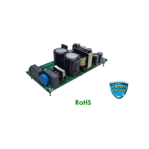 Quality 15W 12V Open Frame SMPS , Compact Power Converter 220VAC Input Three Way Output for sale