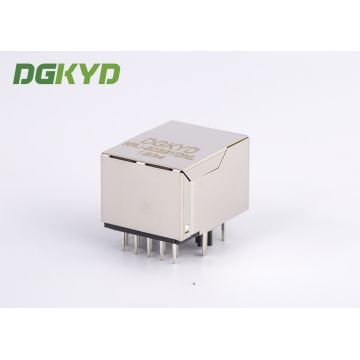 Quality Right Angle Dip Modular Jack 8P8C Rj45 With Transformer Surface Mount for sale