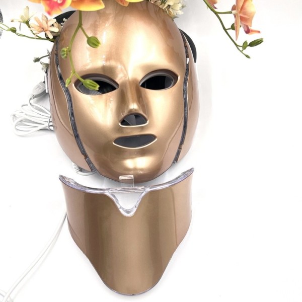 Quality Voltage 110V-240V 7 Color LED Face Mask Light Therapy for Skin Firming and Tightening for sale