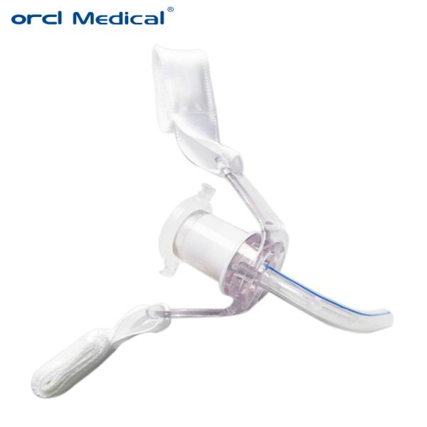 Quality 8.5mm Uncuffed Tracheostomy Tube , Medical PVC Tracheostomy Tube Disposable for sale