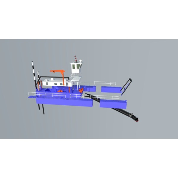 Quality 16 Inch 5000m3/h Floating Gold Dredge 20m Digging Machine for sale