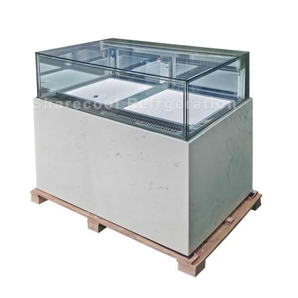 Quality CE Chocolate Display Refrigerator 110V 60Hz Refrigerated Chocolate Counter Display Case for sale