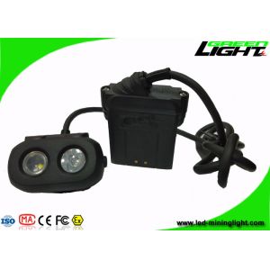Quality Rechargeable OLED Led Miners Cap Lamp 15000lux Waterproof Dual - Beam Functional for sale