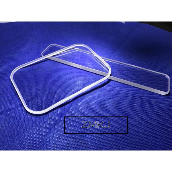 Quality Square Rectangle Sapphire Optical Windows , Single Crystal Glass For LED Chip for sale