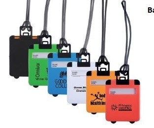 Quality New customed print logo promotional Abs luggage shape bag luggage tags label gifts for sale