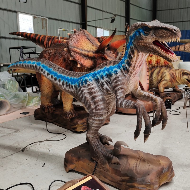 Quality High-quality Animatronic Realistic Dinosaur 3m Velociraptor for sale
