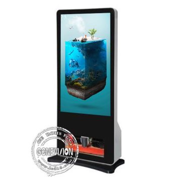 Quality Slim Thin Touch Screen Digital Signage Wifi Android System Metal Case Interactiv for sale