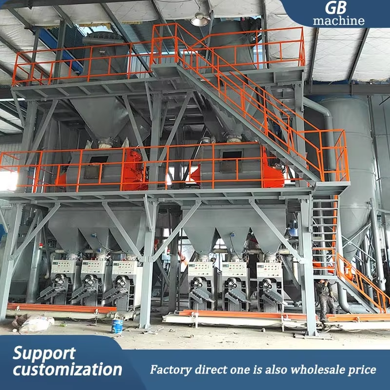 Dry mortar production line overview