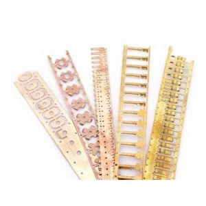 Quality Auto Crimp Terminal Connector Precision Stamping Parts Tin Plating Surface for sale