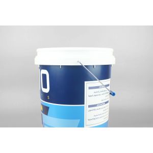 Quality 20L White Plastic Paint Bucket with Screen Printing for sale
