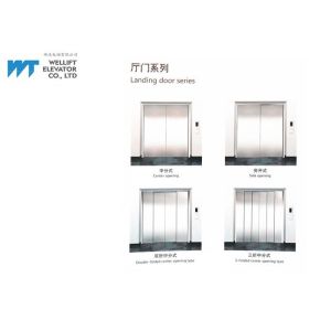 Quality High Sensitivity Freight Lift Elevator / Goods Elevator Multiple Opening Modes for sale