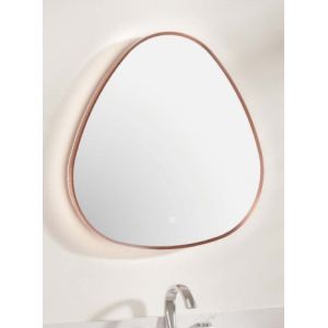Quality Triangular Angle Semi Arc Shape LED Bathroom Mirrors Light With Touch Sensor for sale