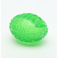 Quality Custom Green TPR Dog Toy Commercial Dog Chew Toys For Heavy Chewers for sale