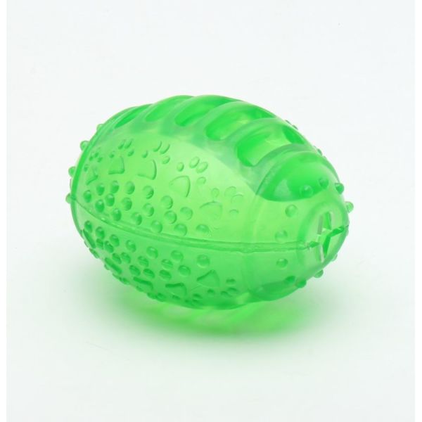 Quality Custom Green TPR Dog Toy Commercial Dog Chew Toys For Heavy Chewers for sale