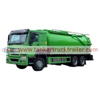 Quality HOWO 6X4 16,000L Vacuum Sewer Truck for City Drain Cleaning for sale