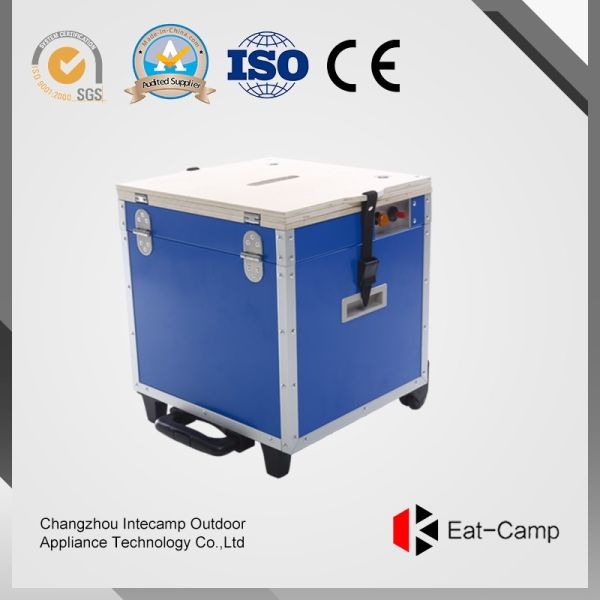 Quality 3 KW * 2 Outdoor Cooking Station Of EATCAMP Foldable Table Double With Gas Cylinder Stoves For BBQ Party for sale