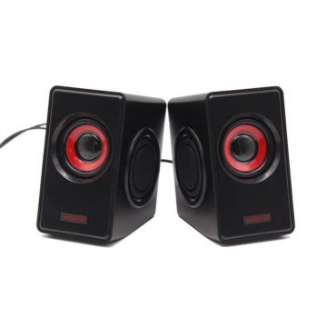 Quality 100HZ-18KHZ Desktop Digital Multimedia Speaker 2.0 Powered By USB Loudspeaker 3 for sale