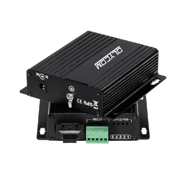 Quality RS232 Serial Converter Multimode Fiber Optic 850nm Duplex SC Port Wall Mounted for sale