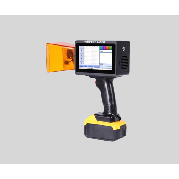 Quality Mini Portable Handheld Laser Coding Machine for Metal / Plastic / Wood / Leather for sale