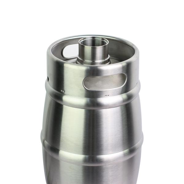 Quality Stainless Steel 5 Litre Mini Beer Kegs Optional Tapping Kits for sale