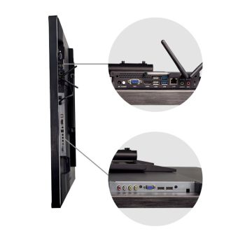 Quality 75 inch YCZX interactive screen monitor smart electronic writing white board for for sale