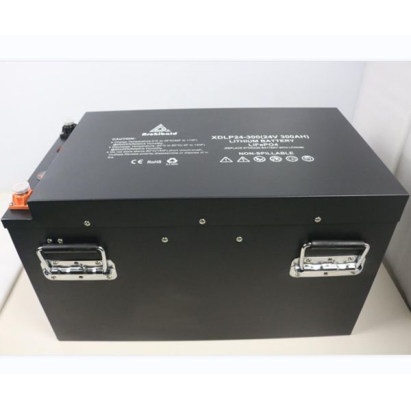 Quality Solar System Deep Cycle Lifepo4 24v 300ah Lithium Ion Battery With Mobile Monitoring for sale