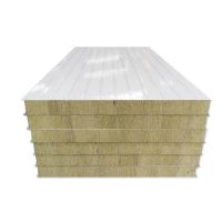 Quality Sandwich Panel Rockwool Exterior Insulation Board 48kg/M3 for sale
