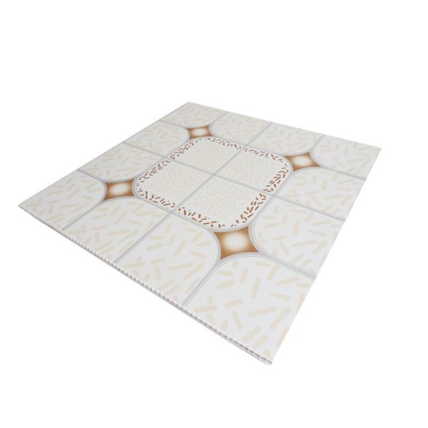 Quality No Frame Plastic Composite 3D Panel for Ceiling/Wall Decorative Size 500mm*500mm for sale