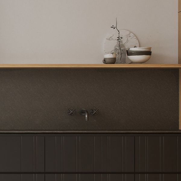 Quality Modern Wood Lacquer E1 Modular Kitchen Cabinets Quartz Countertop for sale