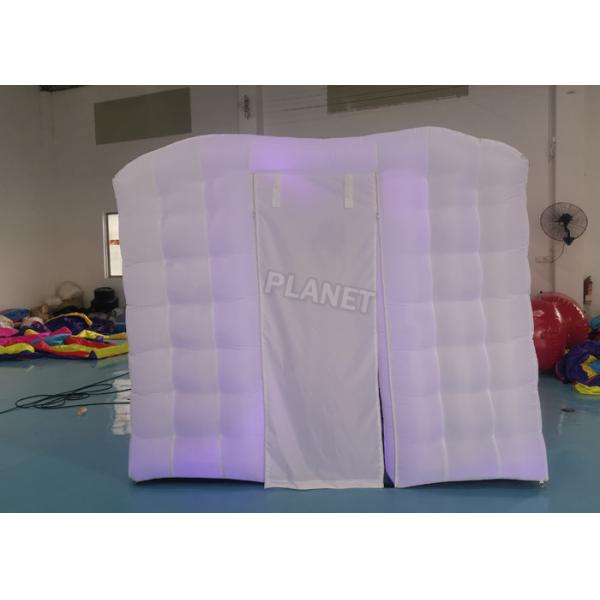 Quality LED Light Inflatable Square Advertising Tent For Yoga Exercise for sale