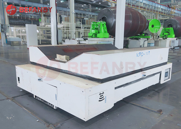 Quality Steerable Trackless Transfer Cart V Frame For Paper Industry Q235 Material for sale