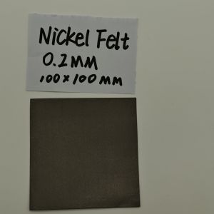 Quality Metal Porous Nickel Sintered Metal Fiber Felt 0.2mm Environmentally Friendly for sale