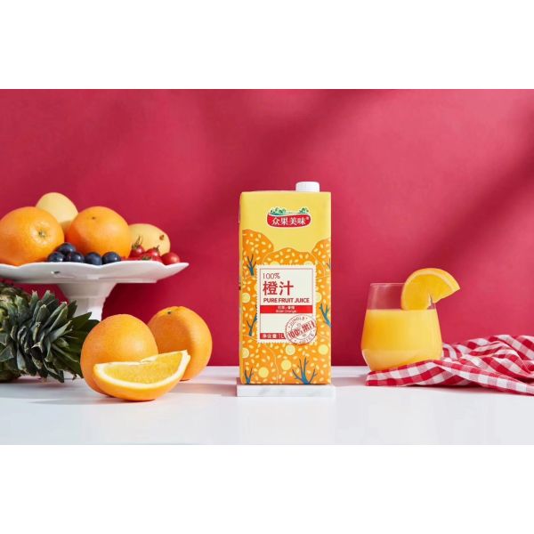 Quality 1000ml Slim Juice Paper Packing Material With 6 Months - 12 Months Shelf Life for sale