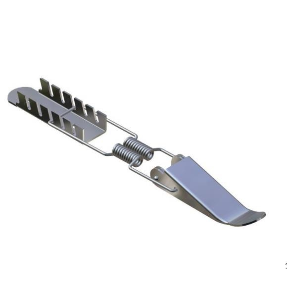 Quality ISO9001 Zinc Plated Spring Loaded Toggle Latches Anti Vibrating For Industrial Dust Collector for sale