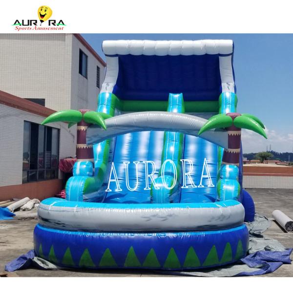 Quality Strong PVC Custom Inflatable Slide With Obstacle Course For Events for sale