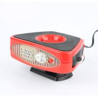 Quality ABS Dc12v Portable PTC Ceramic Car Fan Heaters With LED Light for sale