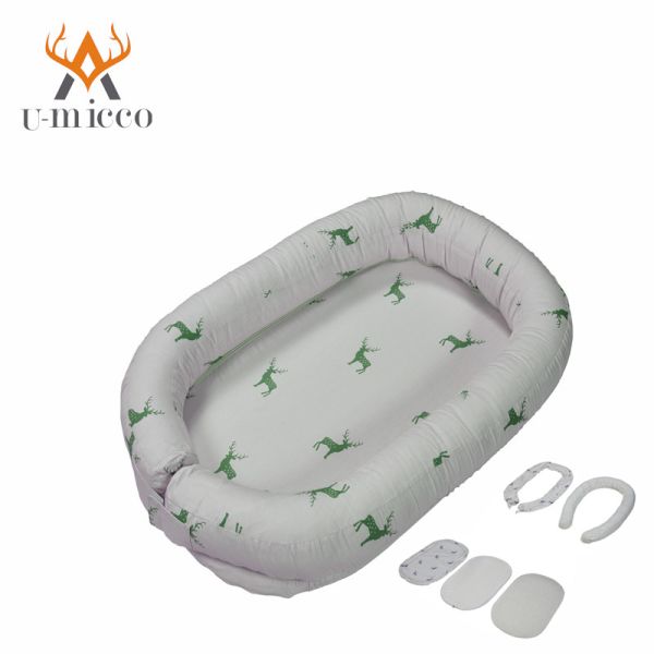 Quality U-micco Air Fiber Washable Crib Mattress Co-sleeping Baby Mattress for sale